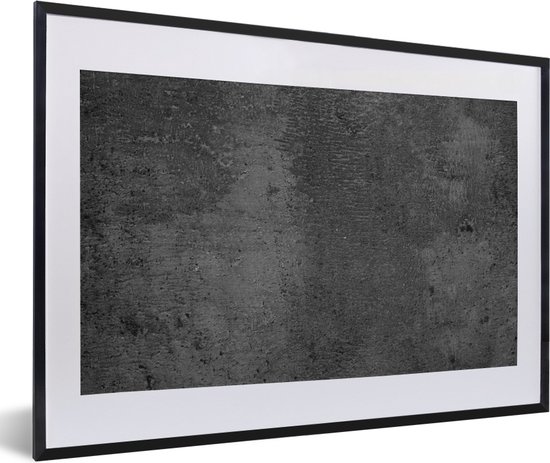 Fotolijst incl. Poster - Structuur - Beton - Grijs - Industrieel ...