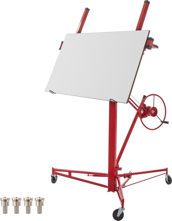 Autokrik-11FT Gipsplaten Rolling Lifter met Vergrendelbare Wielen ...