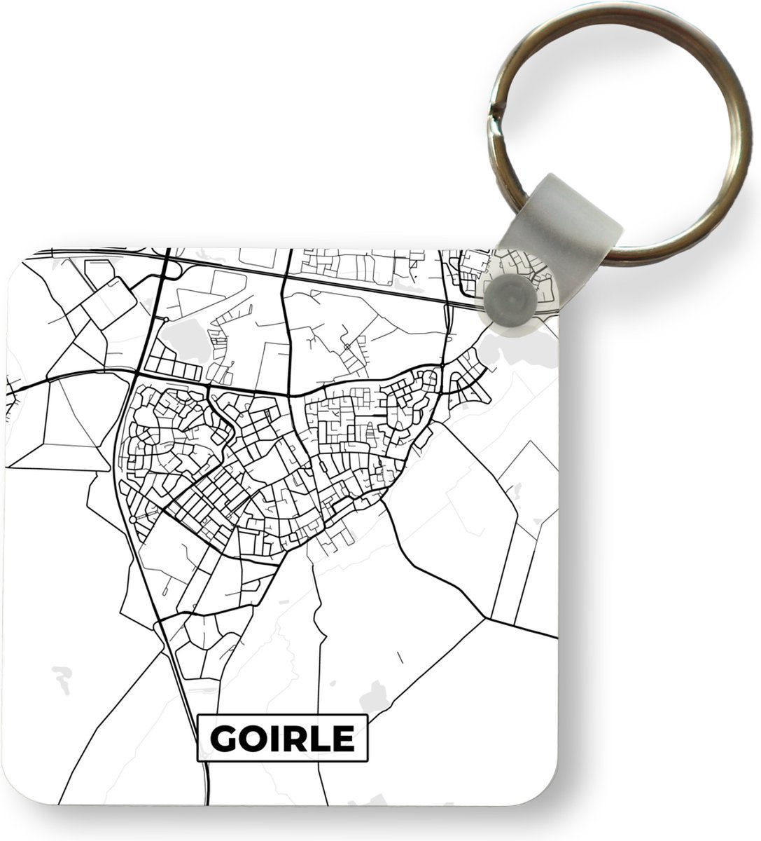 Sleutelhanger - Uitdeelcadeautjes - Plattegrond - Goirle - Kaart ...