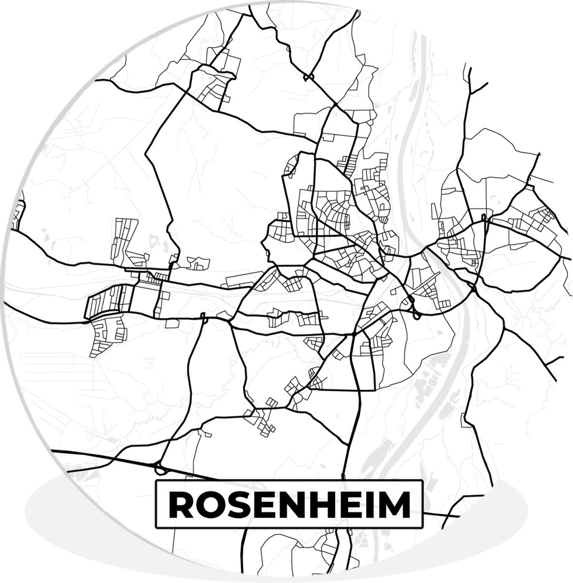 Wall Circle - Wall Circle Indoor - Map - Rosenheim - Map - City Map ...