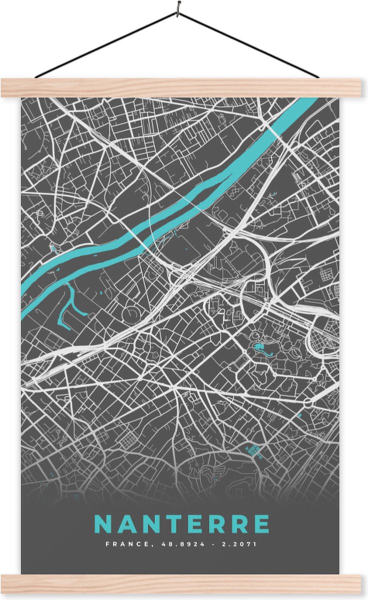 Porte-affiche avec affiche - Affiche scolaire - Nanterre - Plan - Plan ...