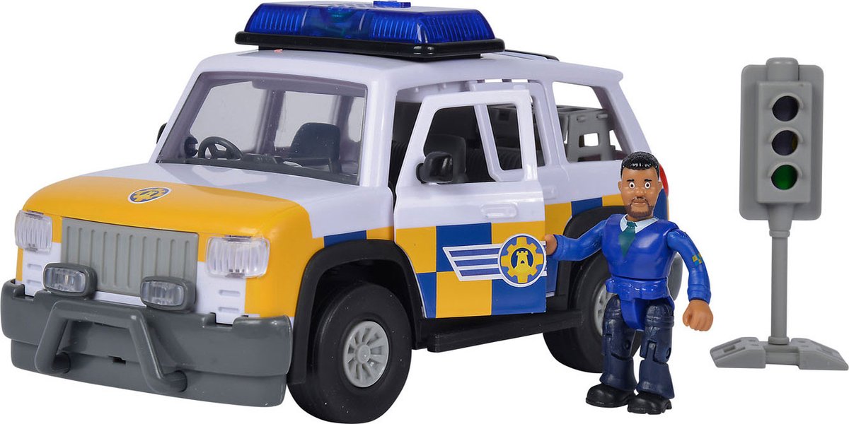 Brandweerman Sam Politie Auto 4x4 met Figuur | bol.com