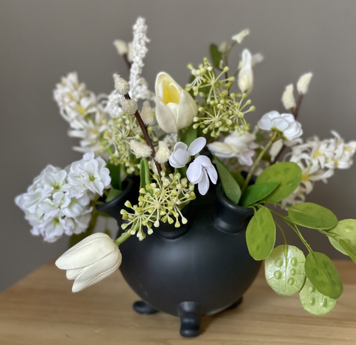 Seta Fiori - Tulpenvaas -Zwart - Wit - Delfts Blauw - Kunst Tulpjes ...