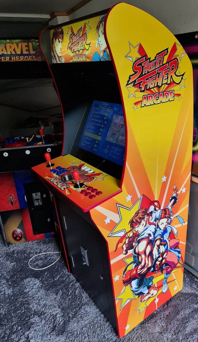 Street Fighter 26 inch Arcade Cabinet Spelcomputer 10000+ games | Games ...