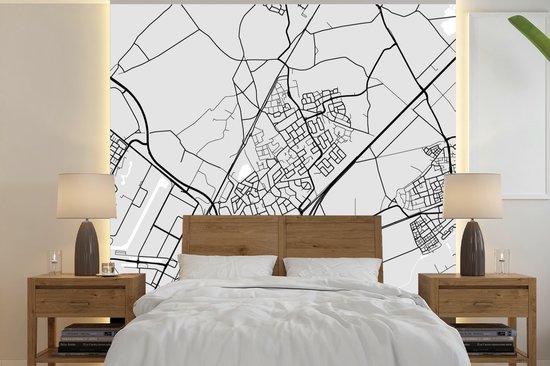 Behang - Fotobehang Berken-Enschot - Kaart - Stadskaart - Plattegrond ...