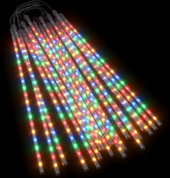 vidaXL Meteoorlichten 20 st 720 LED's binnen/buiten 50 cm meerkleurig | bol