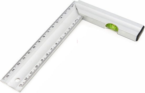 HBM 150 mm. Aluminium Blokhaak, Winkelhaak | bol