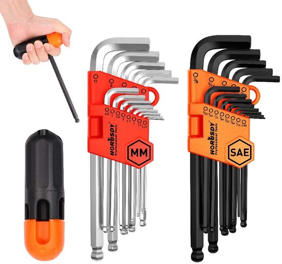 Inbussletelset - inbus sleutel - mini gereedschap set - duurzaam | bol