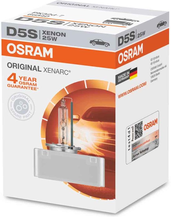 Osram D5S Xenon Lamp Original Line 25W P32d-7 | bol