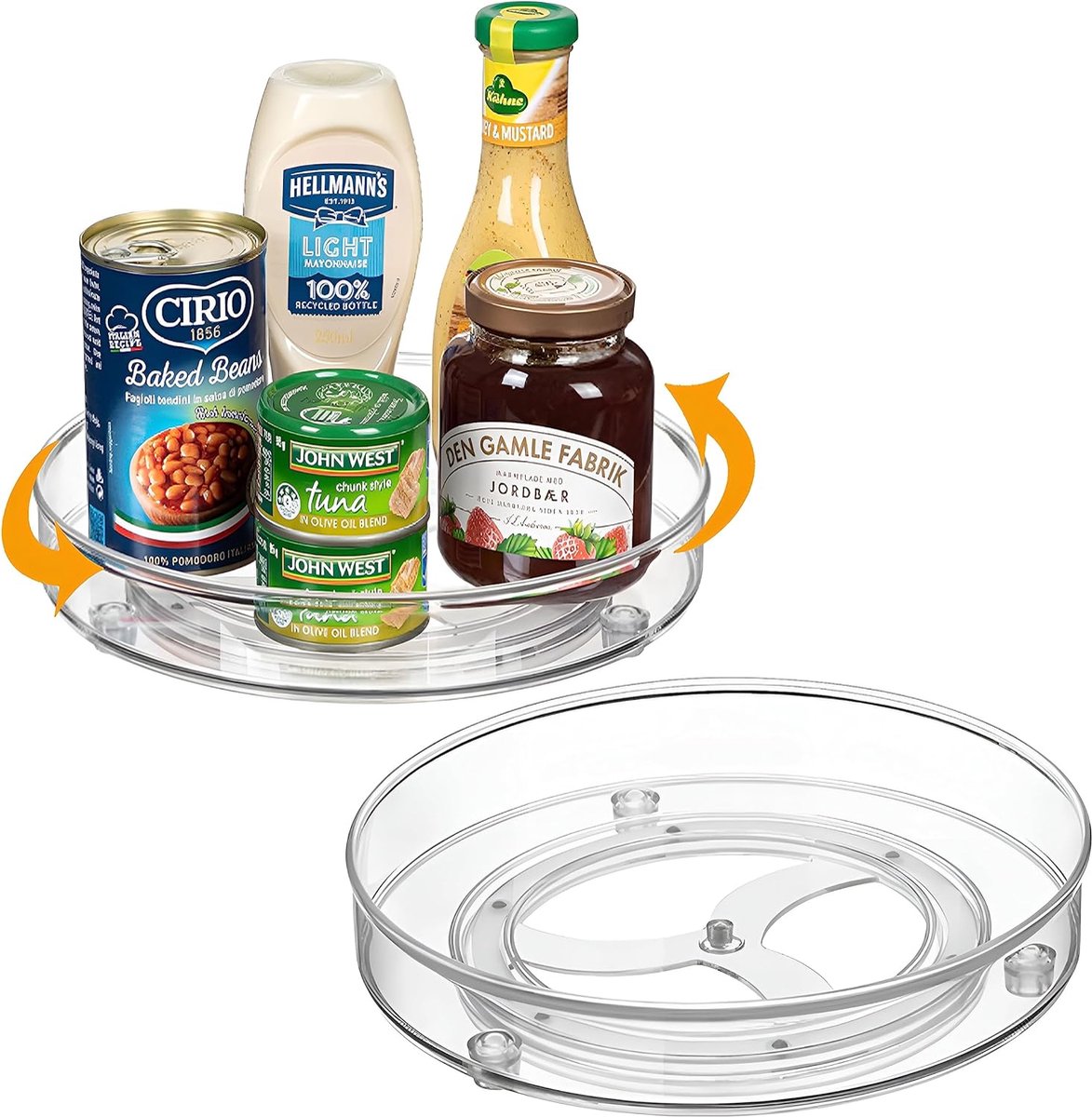 Draaitafel Kast Organizer Lazy Susan Draaiplateaus keuken kruidenrek 23 ...