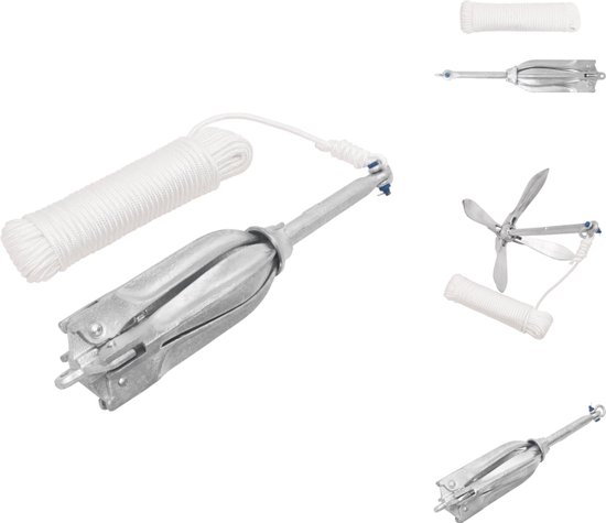 vidaXL Anker Boot - 68 x 12 x 12 cm - inklapbaar - robuust en draagbaar ...