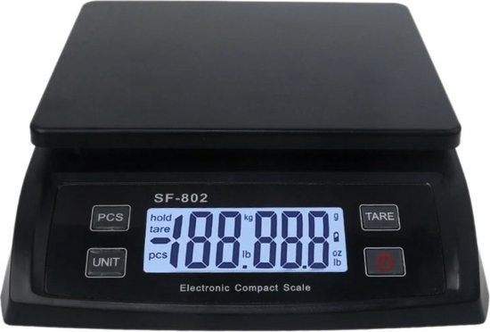 Digitale Weegschaal - Preciesie Weegschaal - 30 KG - Tarra - op ...