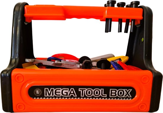 Gereedschapskist Mega Tool Box 40 delig, Speelgoed gereedschapskist | bol