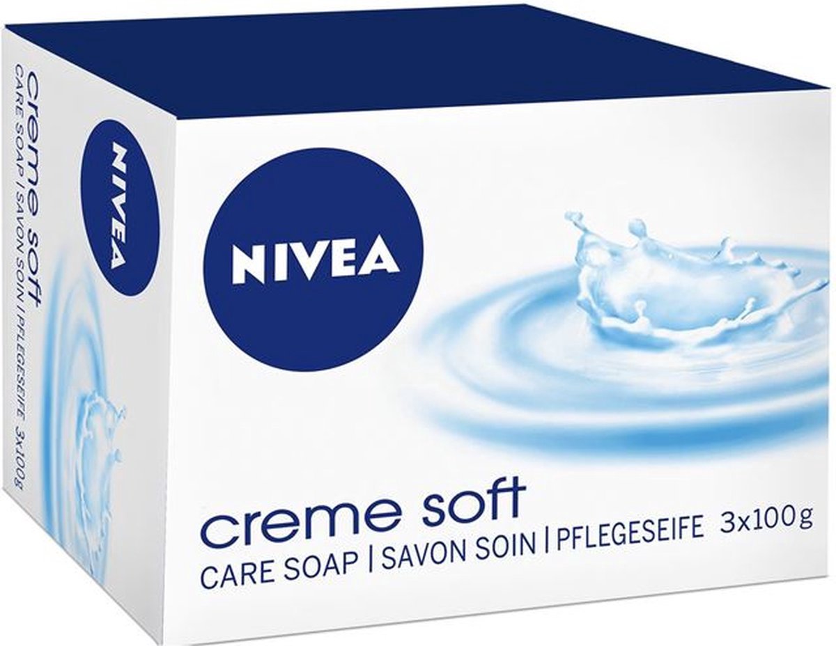 NIVEA Creme Soft Zeeptablet - 3 X 100 gr - Handzeep ...