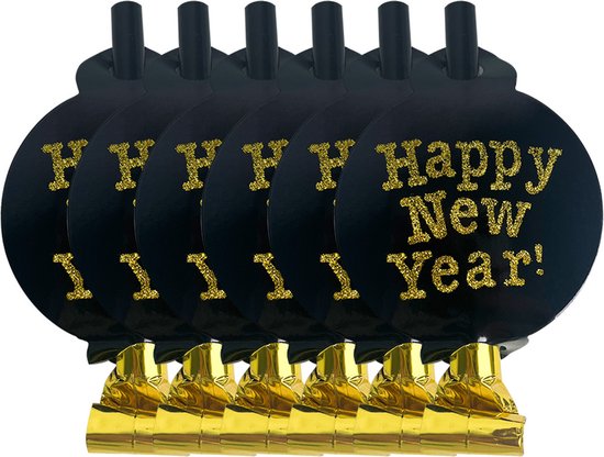 Feesttoeters Roltongen Feesttoeter Papier Toeter Happy New Year ...