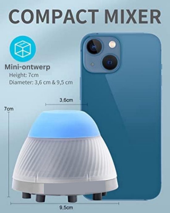 Vortex mixer - Paint shaker - Verf mixer - 50ml - 5000RPM | bol