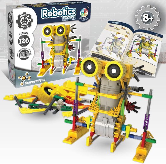 Robotics Betabot - Robotica Kit voor Kinderen met 126 Stuks, Bouw je Robot... | bol