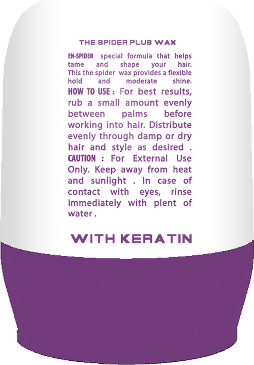 Haarwax Elegance Spider Plus - Met keratine - 4 stuks - 4 x 150 ml - Voordeelverpakking | bol