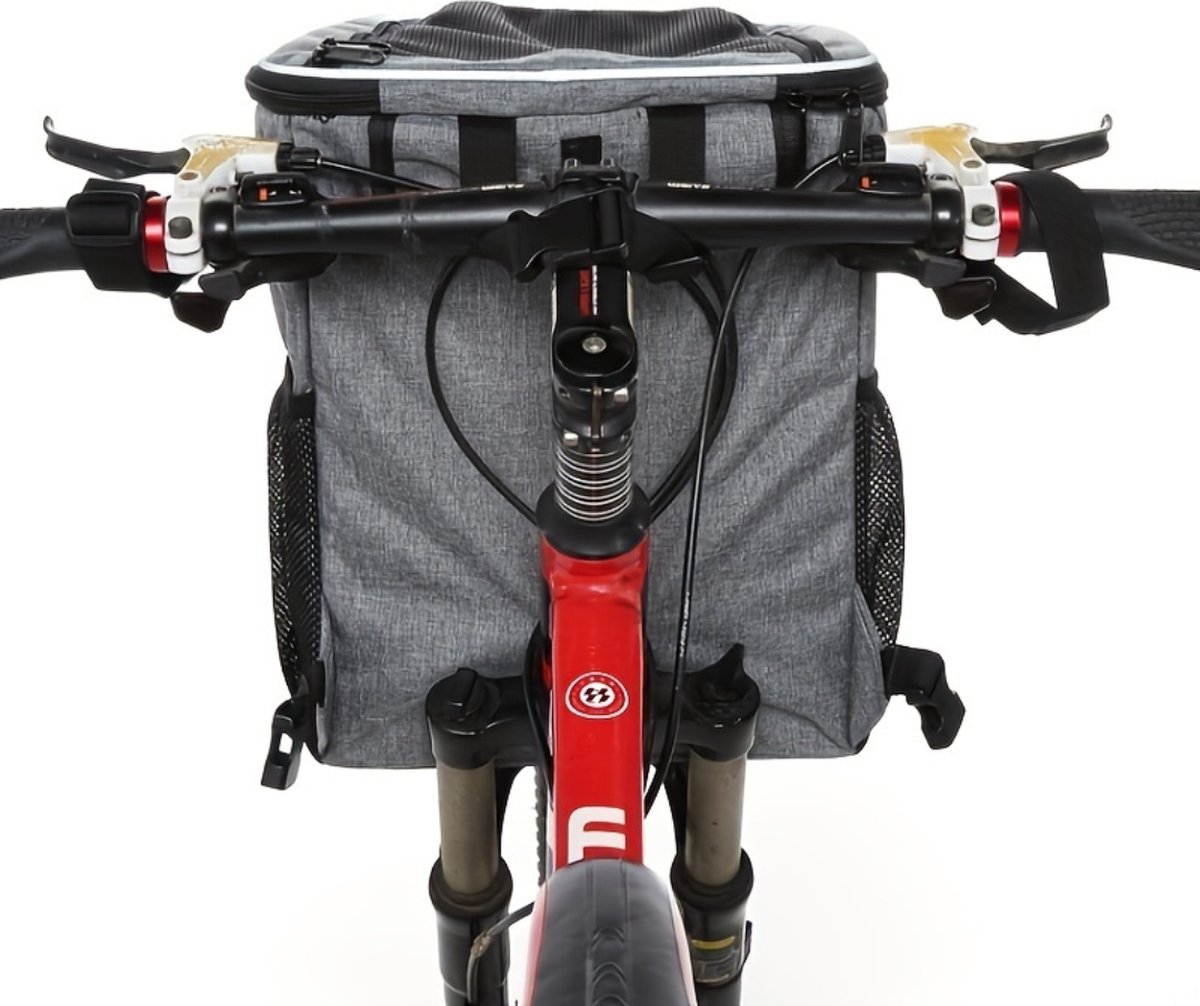 Fietsmand Hond - Hondenmand Fiets - Voorop - Fietstas Hond - Hondenfietsmand - Roze | bol.com