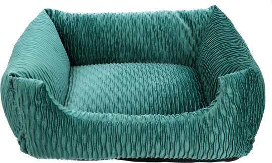 Adori Mand Lahore - Hondenmand - Groen - 78x65x30cm - Comfortabel | bol