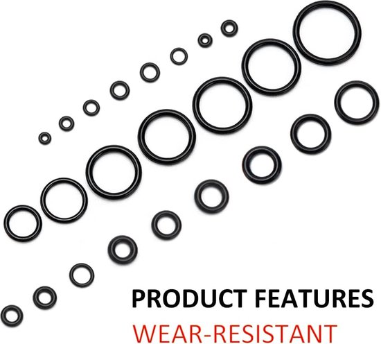 Multifunctionele O-Ring Pakkingen Set - 420 Delig - Ideaal voor ...