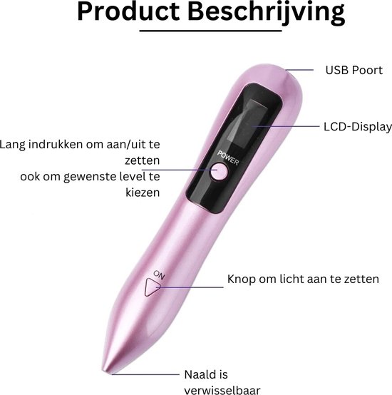 DAKANNA® - Laser Plasma Pen - Huidverzorging met 10 Naalden ...