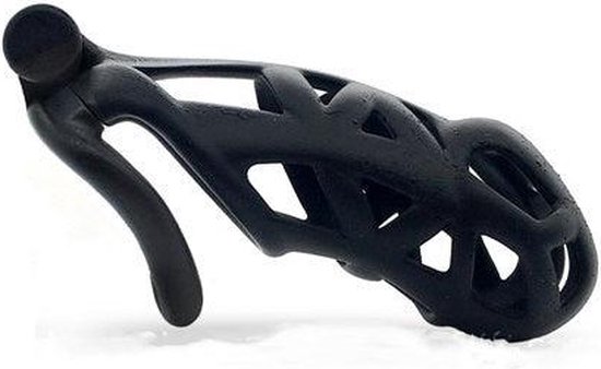 SissyMarket - The Feminizer V2 - Zwart - Chastity cage - Penis kooi ...