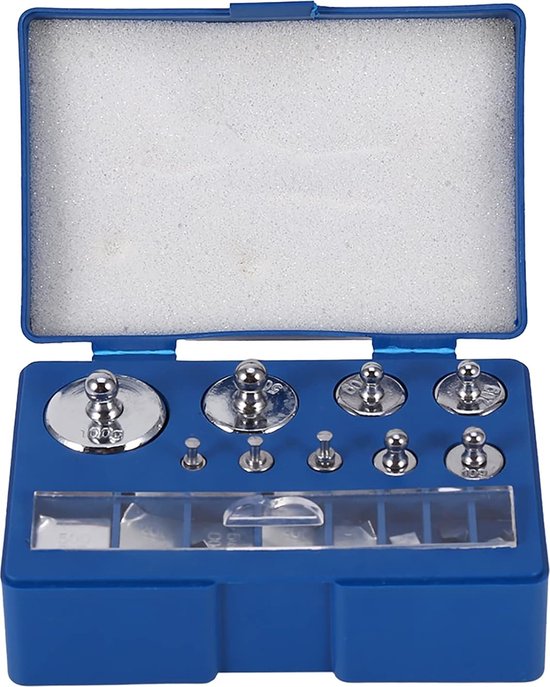 Stainless Steel Calibration Weight Set, 17-Piece Calibration Weights ...