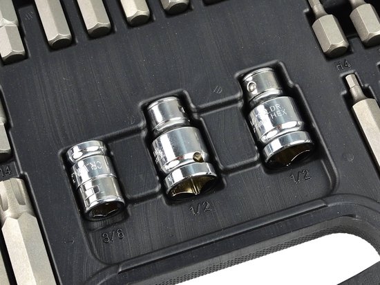 Bitset 75 delig, torx, meertand, inbus en ribe bits | bol