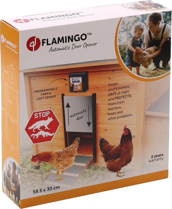 Flamingo Chicken Protect Set - Automatisch Luik Kip - Automatische ...