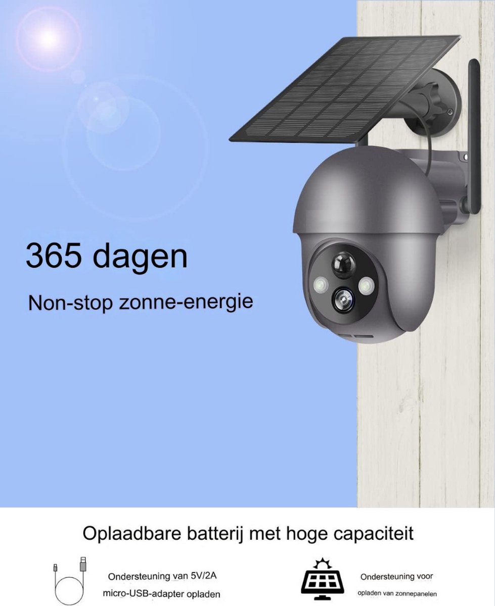 Camerabewaking Draadloos - Beveiligingscamera Draadloos Buiten - Camerabewaking Voor... | bol