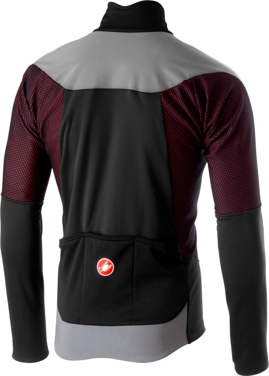 Castelli Fietsjack Heren Zwart Reflective / CA Mortirolo V Reflex ...