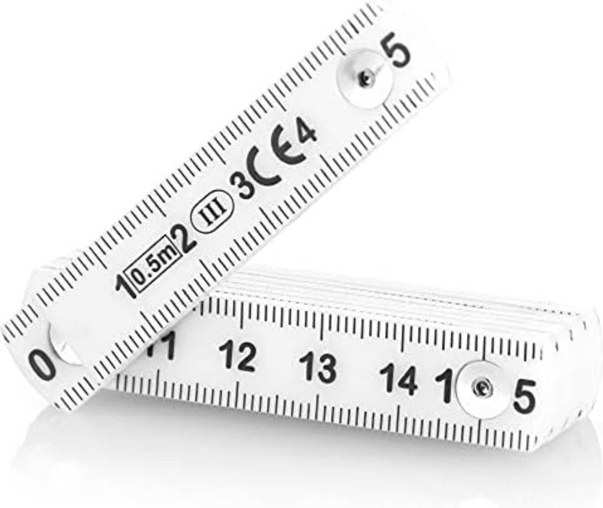 Vouwmeter - Wit | bol