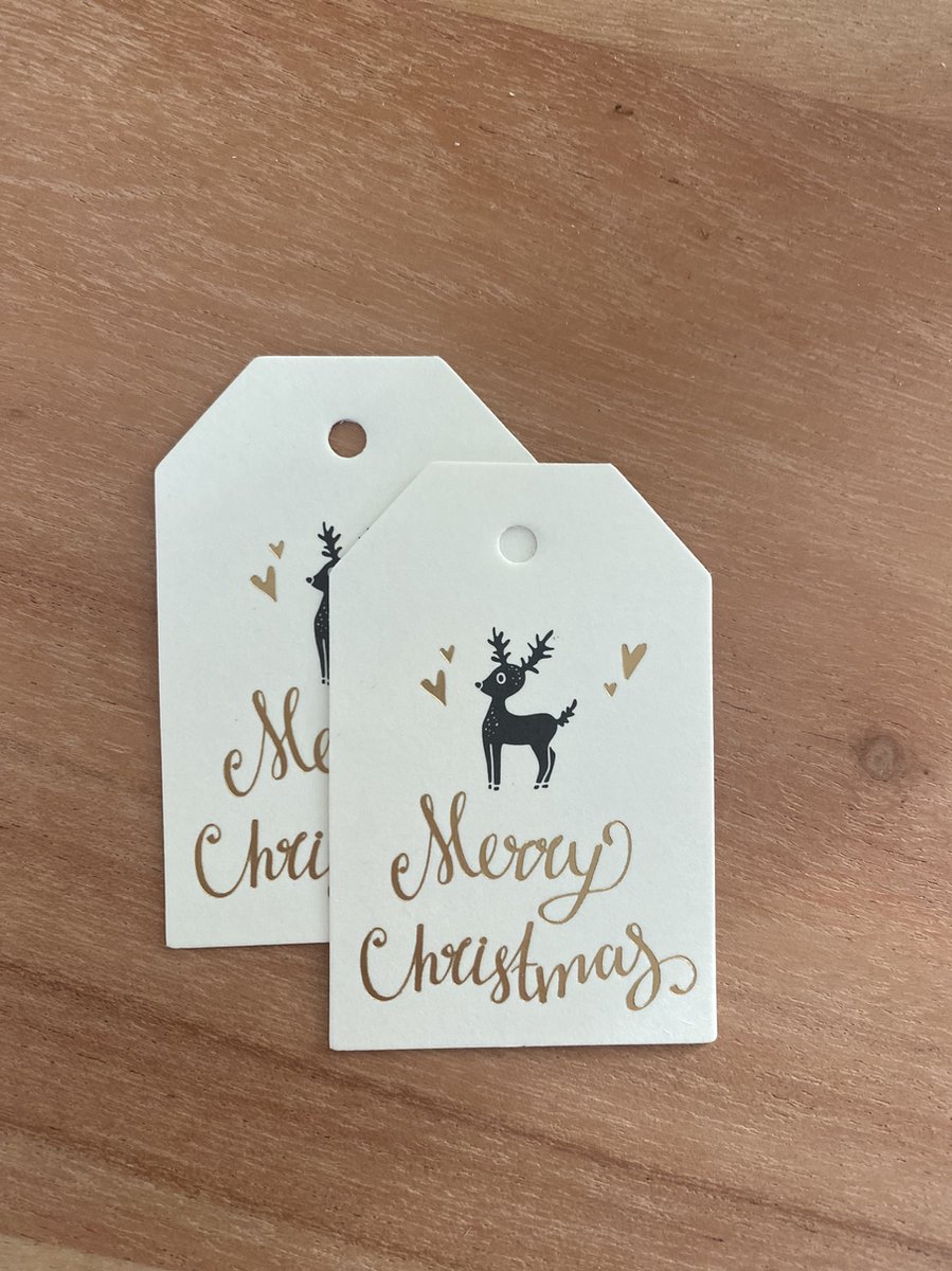 Kerst labels 20 stuks - Cadeaulabel - Naamlabels | bol