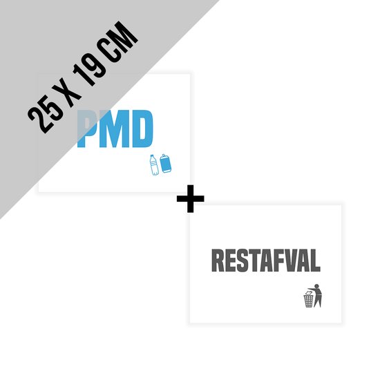Set Polystyreen Borden | PMD/ Restafval | 25 x 19 cm | Frituur ...