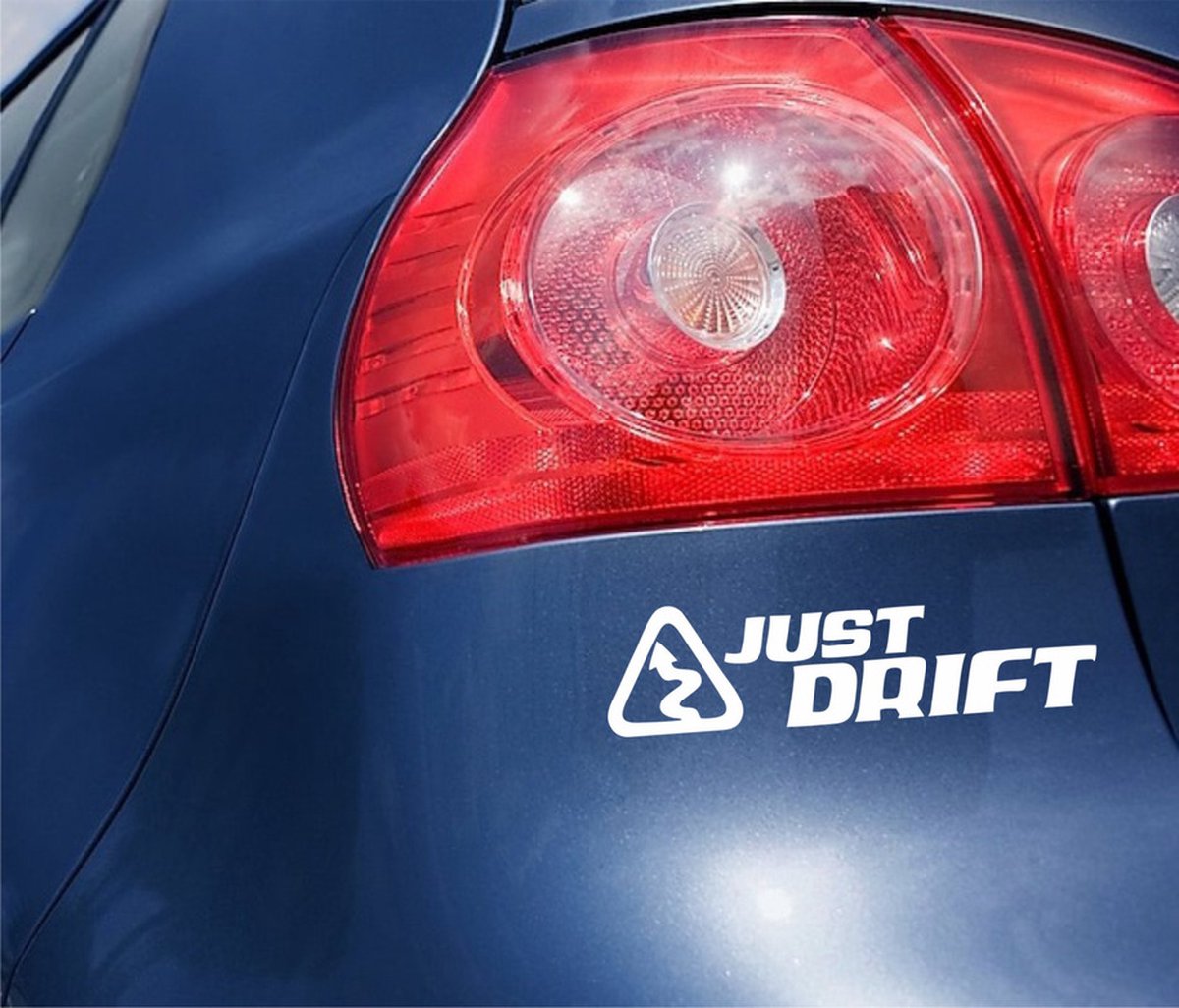 Bumpersticker - Just Drift - 15x4 - Wit | bol.com