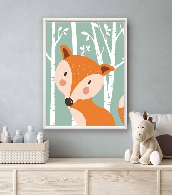 PosterDump - Vos in het groene bos - Baby / kinderkamer posters ...