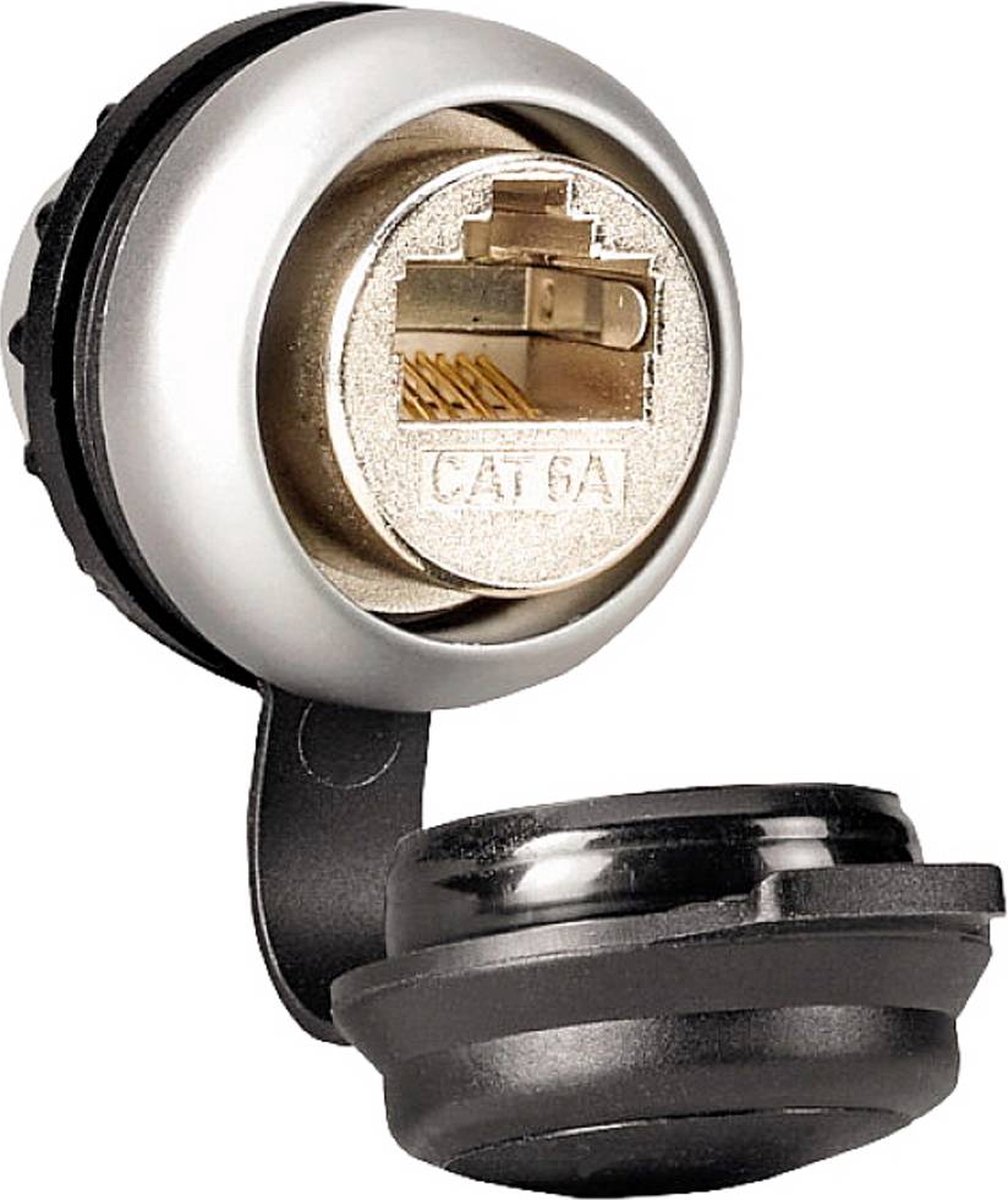 Eaton M22-RJ45-CAT6A RMQ Titan inbouwbus Y7-400122 RJ45, behuizing 1 ...