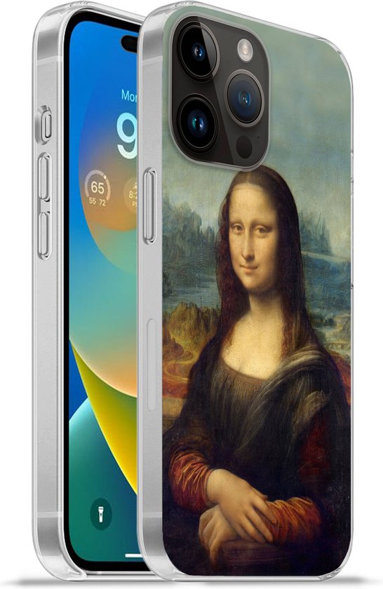 Telefoonhoesje Geschikt voor Apple Iphone 14 Pro hoesje - Mona Lisa - Da Vinci -... | bol