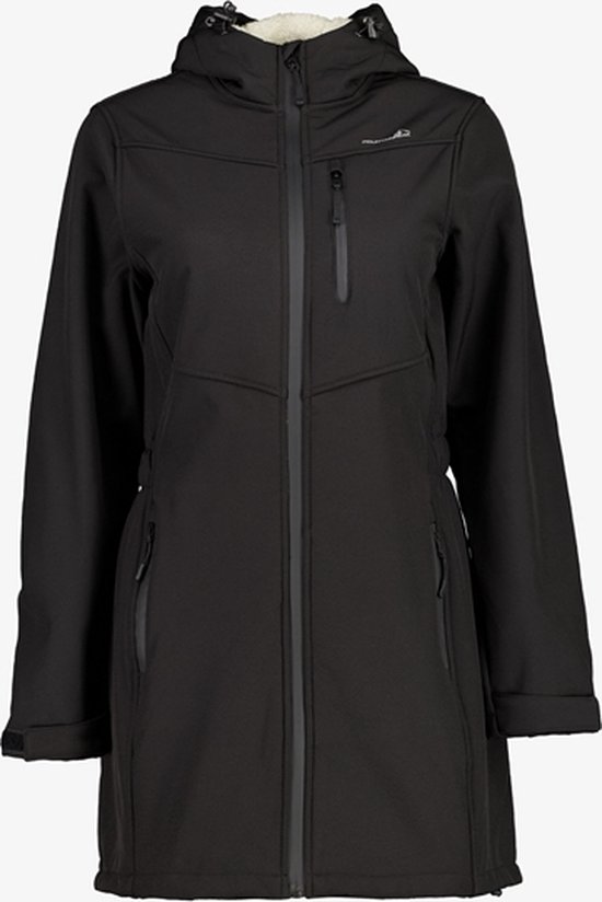Mountain Peak dames softshell jas - Zwart - Maat S - Winddicht ...