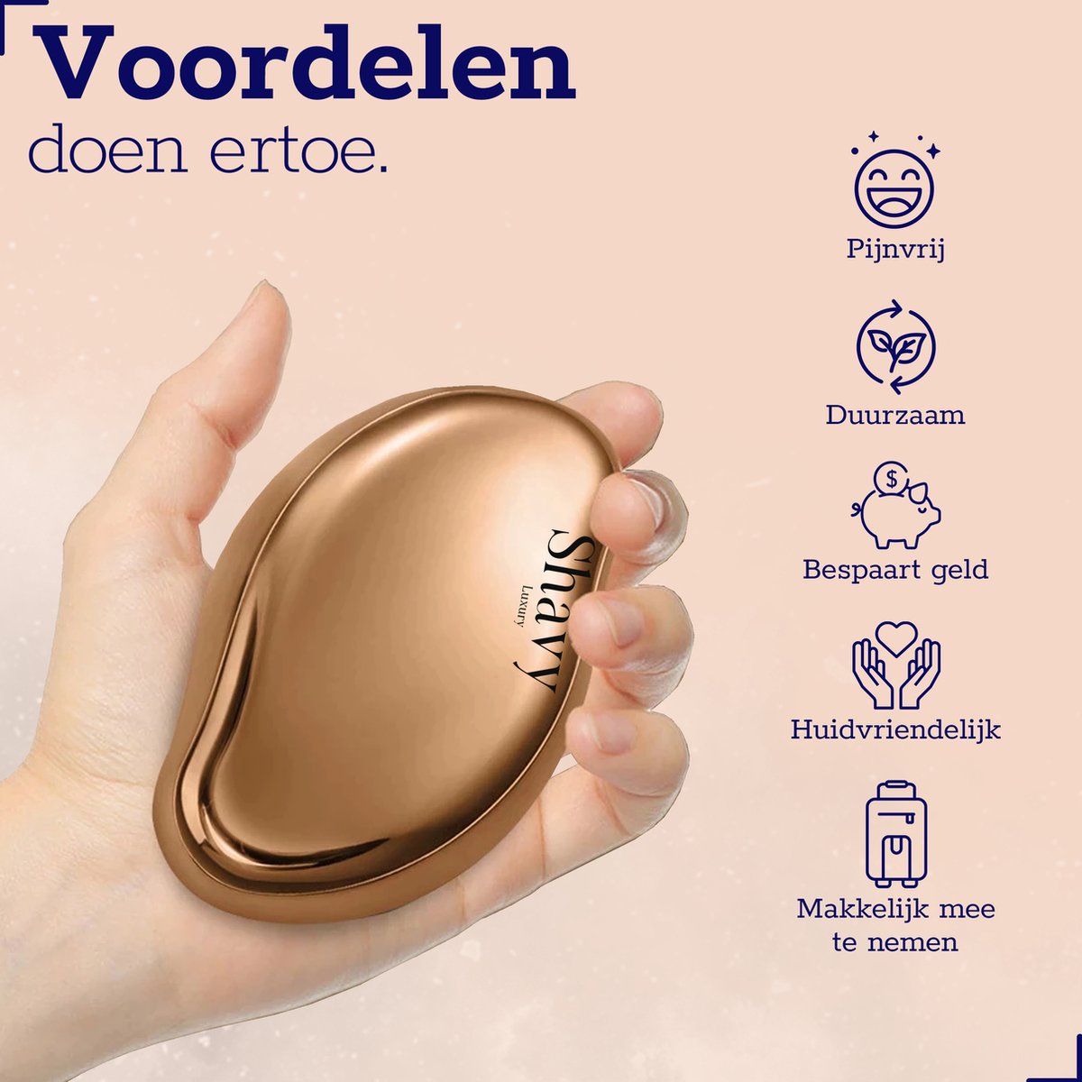 Shavy® - TikTok Crystal Hair Removal - Kristalpad - Pijnloze ...