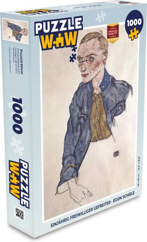 Puzzel Einjährig freiwilliger Gefreiter - Egon Schiele - Legpuzzel ...