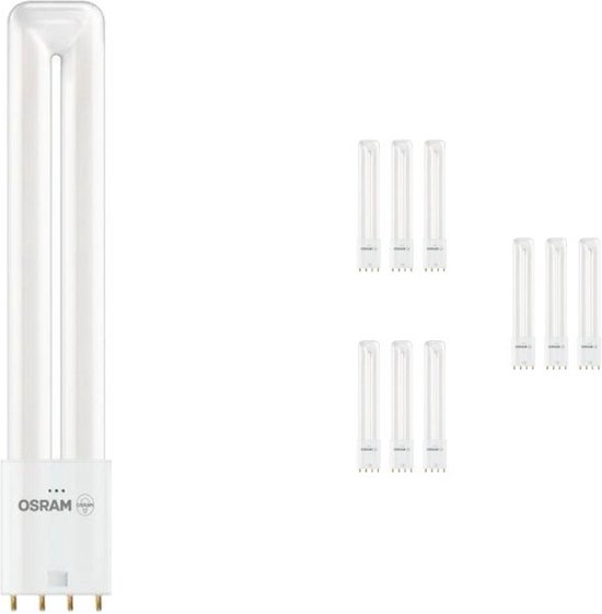 Voordeelpak 10x Osram Dulux L LED 2G11 8W 900lm - 830 Warm Wit | 4-pin - Vervangt 18W | bol.com