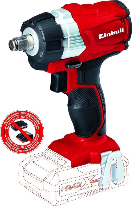 Einhell Accu Slagschroefmachine TE-CW 18 Li Brushless-Solo Power X-Change (Li-Ion - 18... | bol.com