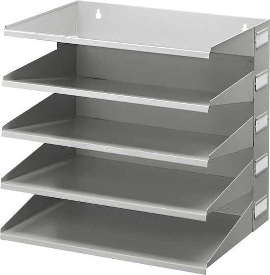 Sorteerrek van gelakt staal DURABLE, 3 of 5 of 8 vakjes, verschillende ...