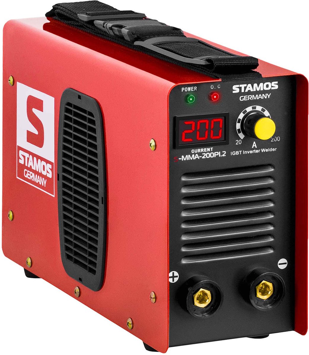 Stamos Elektrode-lasapparaat - 200 A - Hot Start - LED-display | bol.com