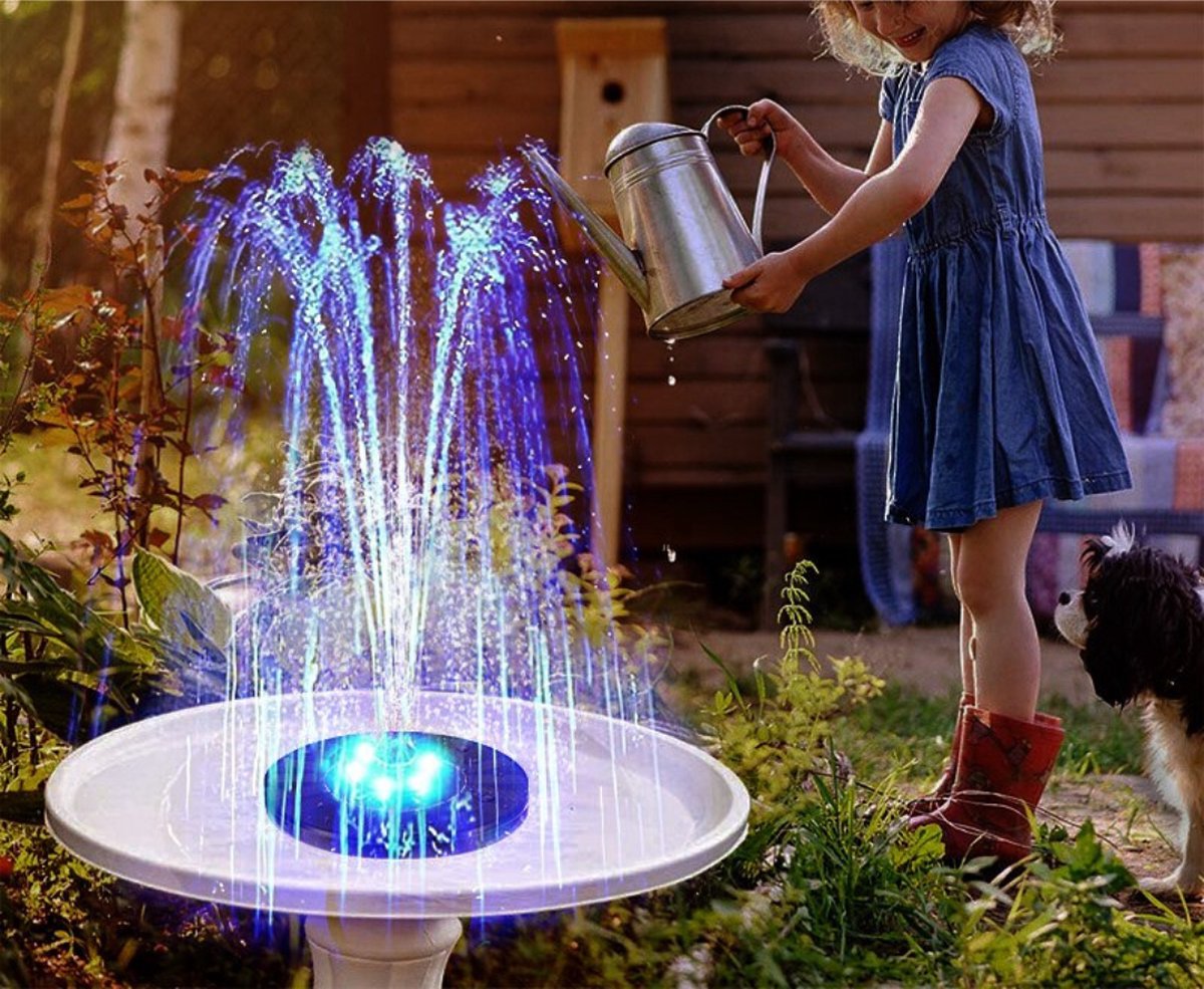 Thuys Solar Fontein - Fontein - Solar Fontein op Zonne Energie ...