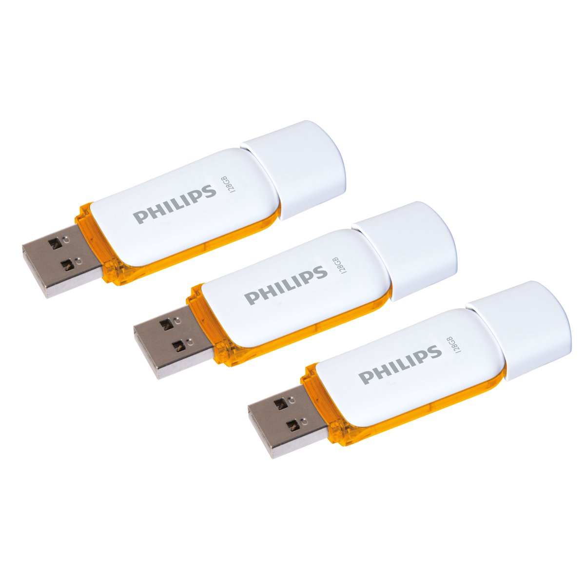 Philips FM12FD70E Flash Drive Sunrise Orange - 128GB - USB 2.0A - USB ...