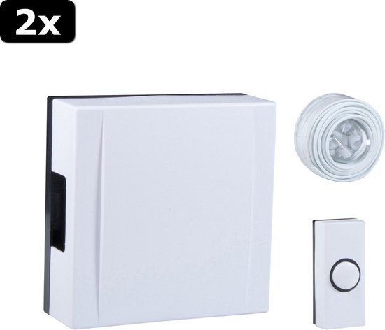 2x Byron 720 Bedrade Deurbel Set | bol.com