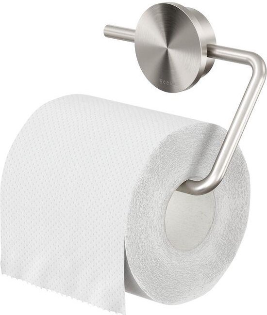 Geesa Opal toiletrolhouder zonder klep 13,8 x 1,9 x 11,3 cm, RVS ...